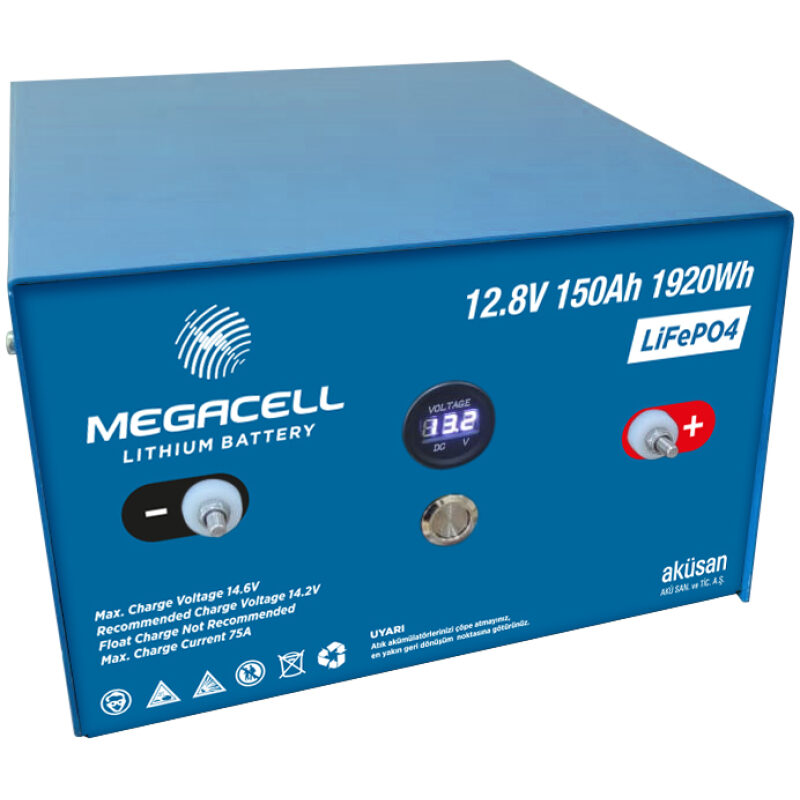 Megacell 12.8V 150Ah Lityum LifePo4 Akü - Vantobe Kamp ve Karavan ...